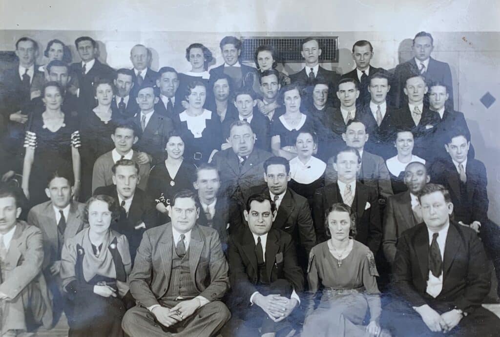 Victor Wagner Folding Box Company staff photograph, 1930s - Jewish ...