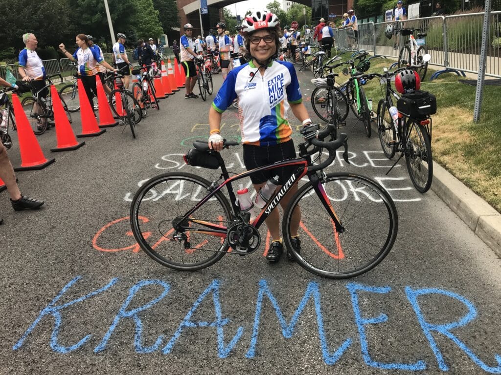 Leslie Shuman at Annual Roswell Park Bike Ride - Jewish Buffalo History ...