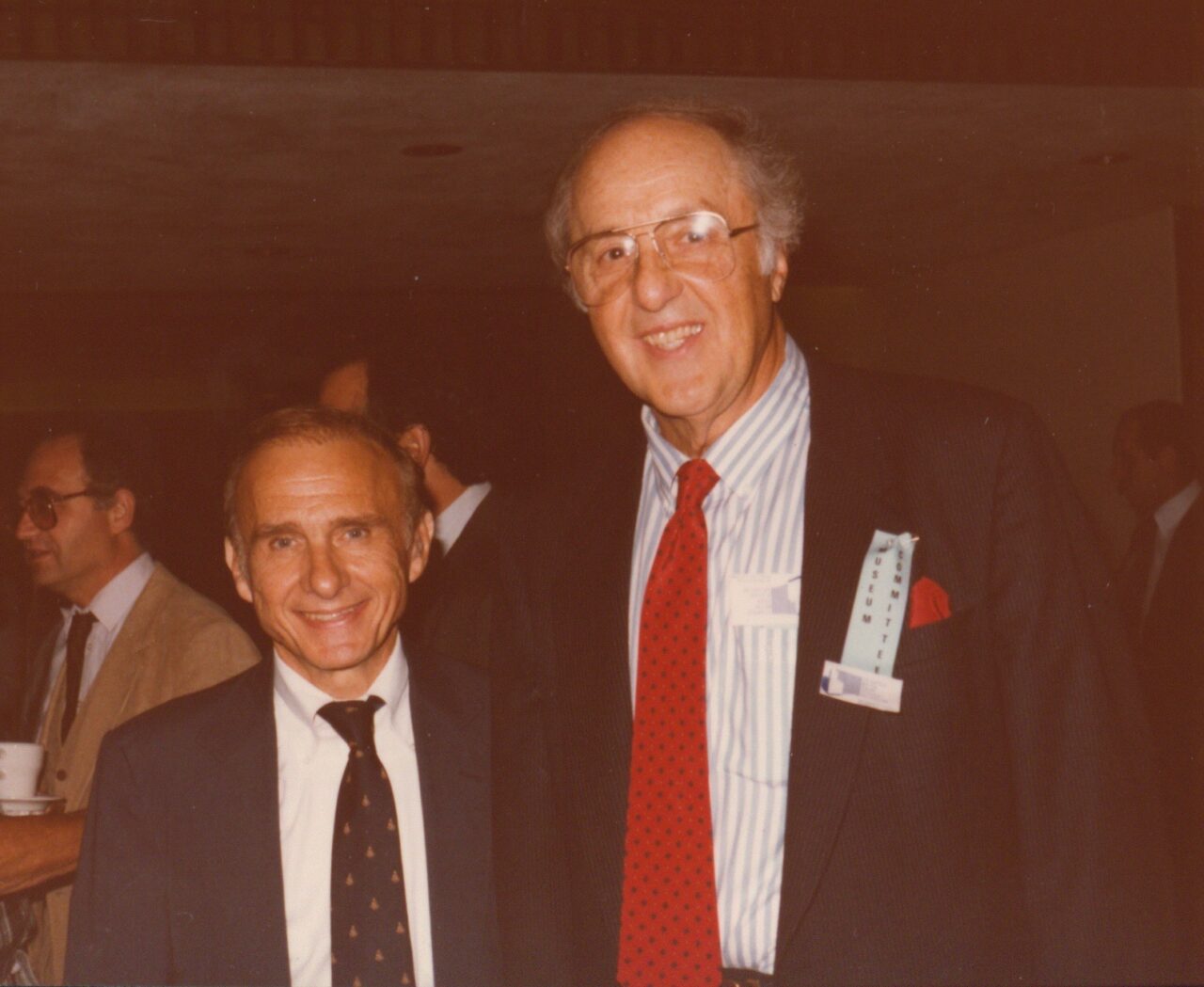 Rabbi Dr. Martin L. Goldberg, and museum curator, Mortimer Spiller ...